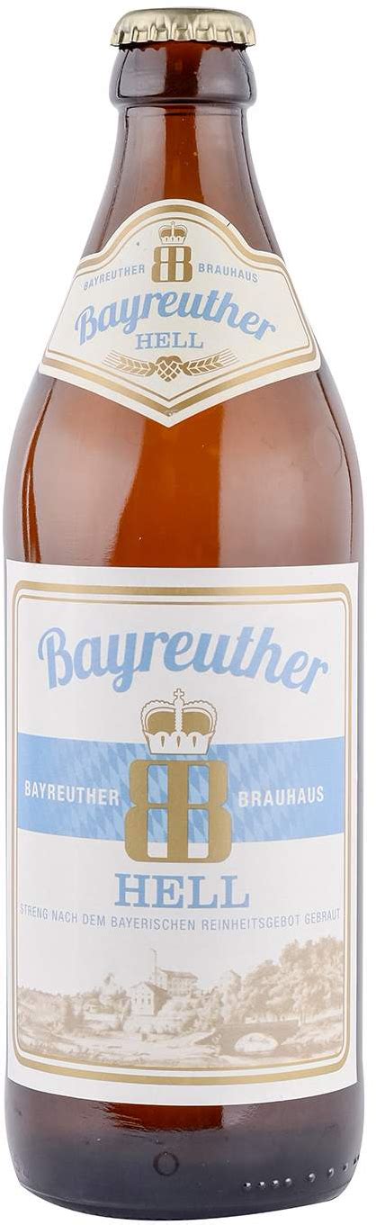 Pivo BAYREUTHER hell 0,5l - Cenoteka