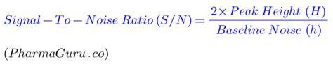 How Is Signal To Noise Ratio Determined In Hplc And What Is Its Role