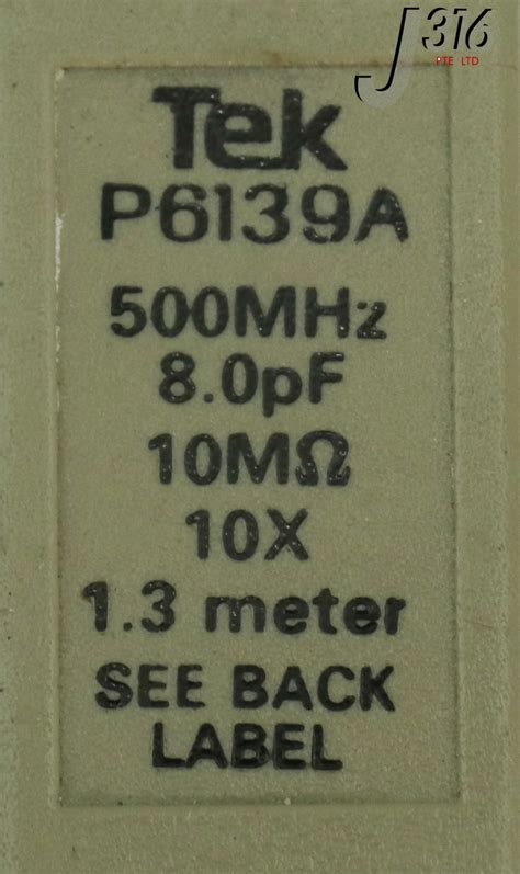 TEKTRONIX PASSIVE OSCILLOSCOPE PROBE MHz MO X V P A J Gallery