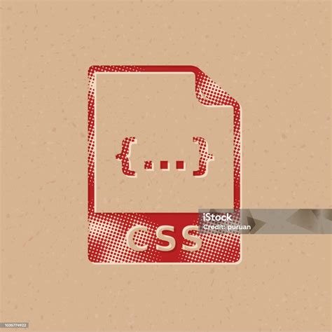 Halftone Icon Css File Format Stock Illustration Download Image Now