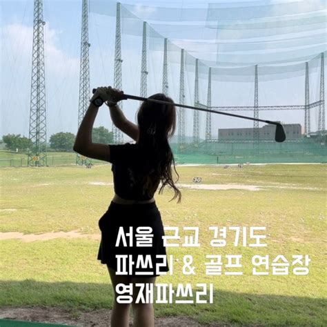서울 근교 경기도 여주 파쓰리장 영재 파3골프연습장 이용요금 무제한 이용시간 네이버 블로그