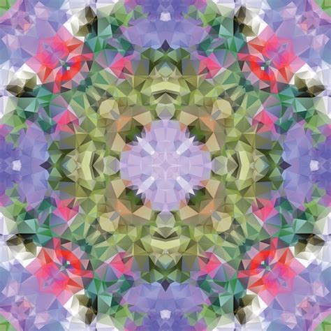 Premium Vector Ornate Floral Seamless Texture Endless Triangular Pattern With Vintage Mandala