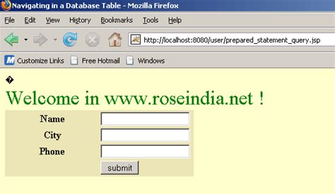 Insert Data In Mysql Database Through Jsp Using Prepared Statement