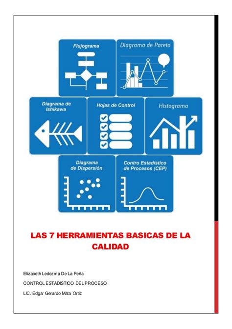 Las 7 Herramientas Basicas De La Calidad