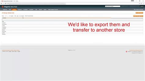 How To Export Magento Attribute Sets By Emagicone Youtube