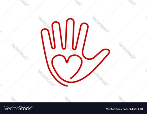 Charity And Relief Icon Hand Donate Blood Healt Vector Image