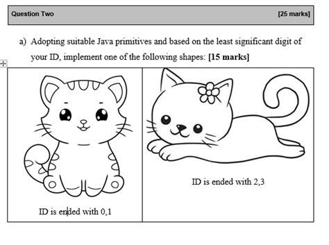 solved a adopting suitable java primitives and based on the