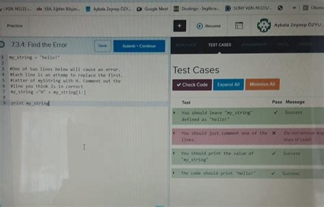 734 Find The Error Codehs Phyton
