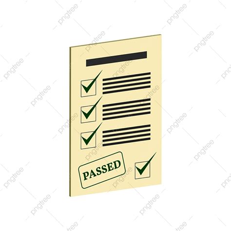 Pass Exam Clipart Vector Exam Pass Symbol 3d App Style Test White Png Image For Free Download