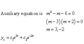 Differential Equations Solved Examples Non Homogeneous Differential Equation Using Undetermined