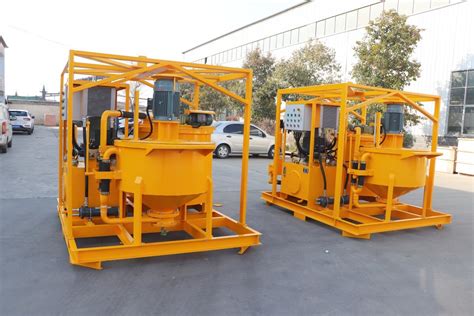 Compaction Grout Mixing Plant Planetary Concrete Mixer