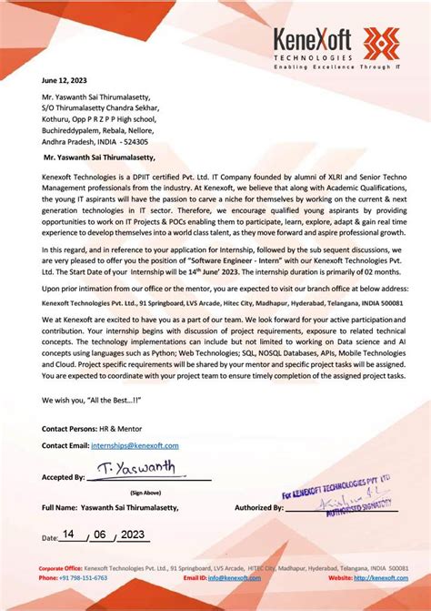 Yaswanth Sai On Linkedin Connections Intern Kenexoft