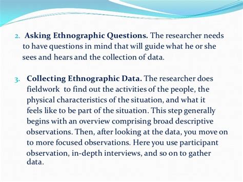 Ethnographic Research 2