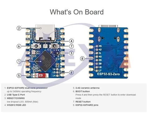 Esp32 C3 Zero Esp32 S3 Zero Mini Development Board Wifi บลูทูธขนาดเล็ก