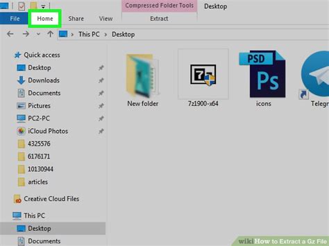 4 ways to extract a gz file wikihow