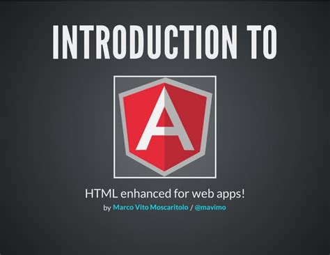 Introduction To Angular Js Ppt