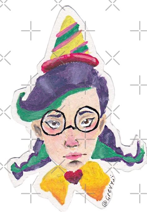 Nerd Clown Girl By Sylvn Sullivan Redbubble