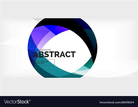 Colorful Wave Lines Abstract Background Color Vector Image