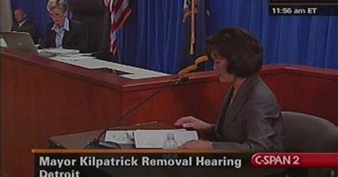 Mayor Kilpatrick Removal Hearing Morning Session Video C