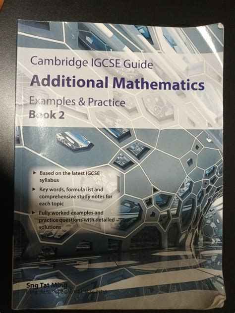 Additional Mathematics Igcse Textbook Hobbies And Toys Books And Magazines Textbooks On Carousell