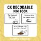 Ck Digraph Decodable Mini Book St Grade Phonics Fluency Reading Comprehension