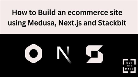 How To Build An Ecommerce Site Using Medusa Next Js And Stackbit App Demo Youtube
