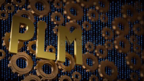 The Plm Or Product Lifecycle Management For Business Concept 3d Rendering Stock Illustration