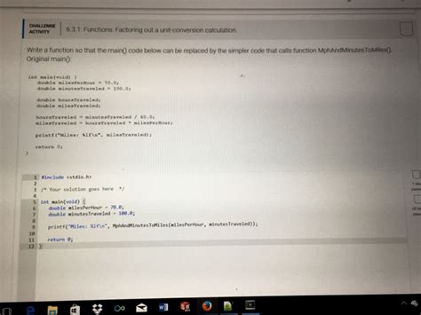 Solved Challenge Activity 631 Functions Factoring Out A