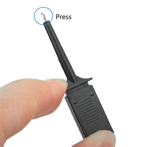 Test Hooks Clips For Logic Analyzers Black