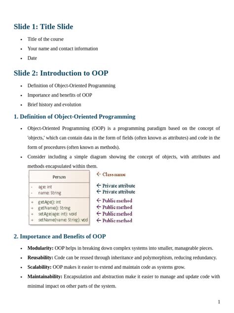 Slide2024 Pdf Object Oriented Programming Class Computer