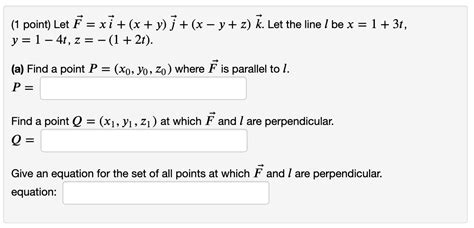 Solved 1 Point Let F Xi X Y X Y Z K Let Chegg Com