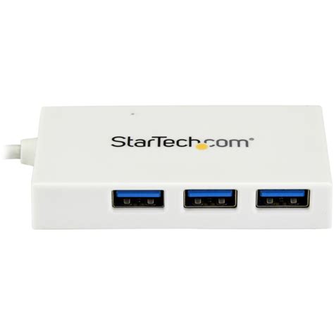 Startech Com 4 Port USB C Hub With 1x USB C 3x USB A SuperSpeed 5Gbps USB Bus