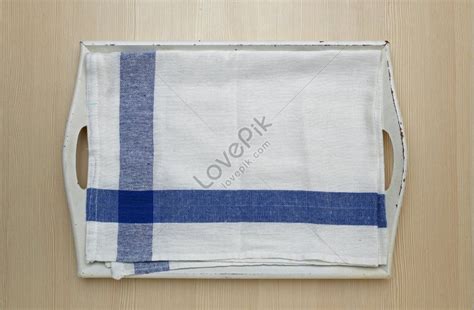 쟁반 위의 냅킨 사진 무료 다운로드 Lovepik