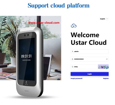 Inch WiFi TCP IP Face Recognition Touch Screen Attendance Device Support KHhz ID Card APP