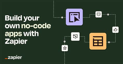 build your own no code apps with zapier