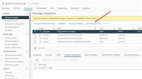 Iscsi Synology Vmware Configuration Step By Step Virtualization Howto