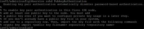 Cisco Ise Public Key Authentication For Ssh Access — Wires And Wi Fi