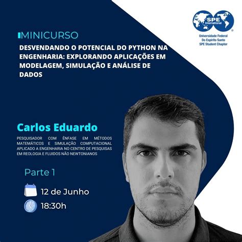 📢anúncio Minicurso Desvendando O Potencial Do Python Na Engenharia Explorando Aplicações Em
