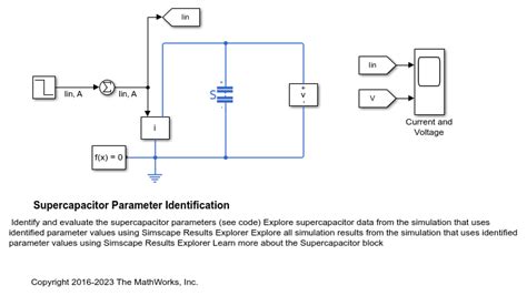 Identify Supercapacitor Parameter Matlab And Simulink