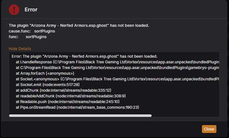Bug Vortex Can No Longer Sort Load Order If There Is A Ghost Plugin