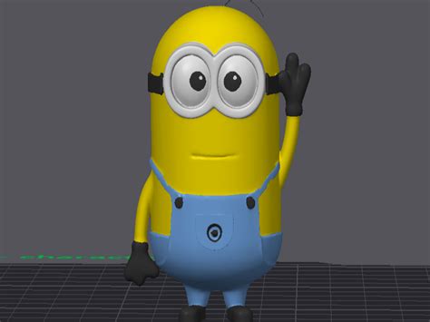 Minion 3d Model Mischievous And Fun By Ryanmakerworld Download Free 3d Models