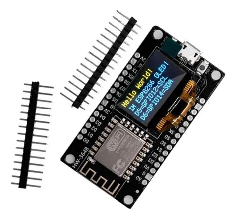 Por 2und Modulo Nodemcu Esp8266 V3 Display Oled Pantalla 0 Cuotas