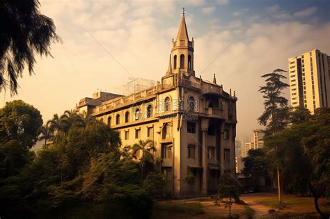 美丽的建筑风景高清图片下载 正版图片600252485 摄图网