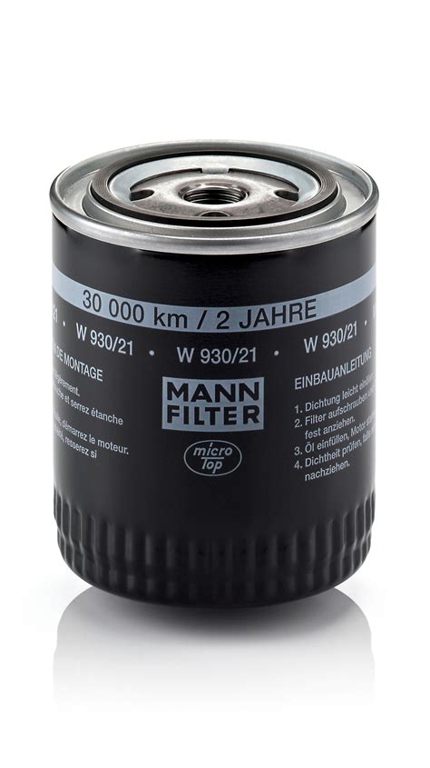 W930/21 Mann Filter Oil Filter - Filter Discounters