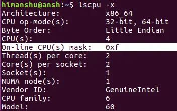 Linux Lscpu Command Tutorial For Beginners Examples