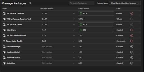 Bug Vcc Web Vcc Shows Update Package Button Even Though The