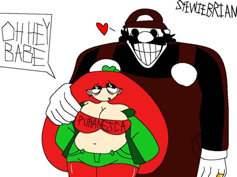 Rule 34 Crack Ship Crossover Dialogue Eyebags Hand On Shoulder House Of Horrorbrews Mario 85