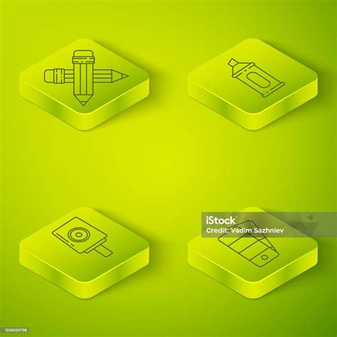 아이소메트릭 마커 펜 을 설정 스프레이 노즐 캡 팔레트와 지우개 아이콘 교차 연필 수 있습니다 벡터 3차원 형태에 대한 스톡 벡터 아트 및 기타 이미지 Istock