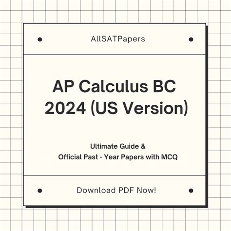 Official Ap Calculus Bc 2024 Us Version Full Exam Ap Test With Mcq A Allsatpapers