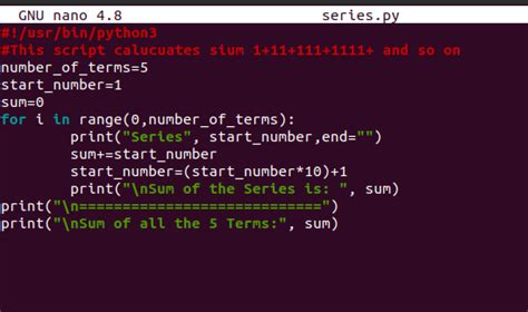 How To Find Sum Of Series In Python Srinimf
